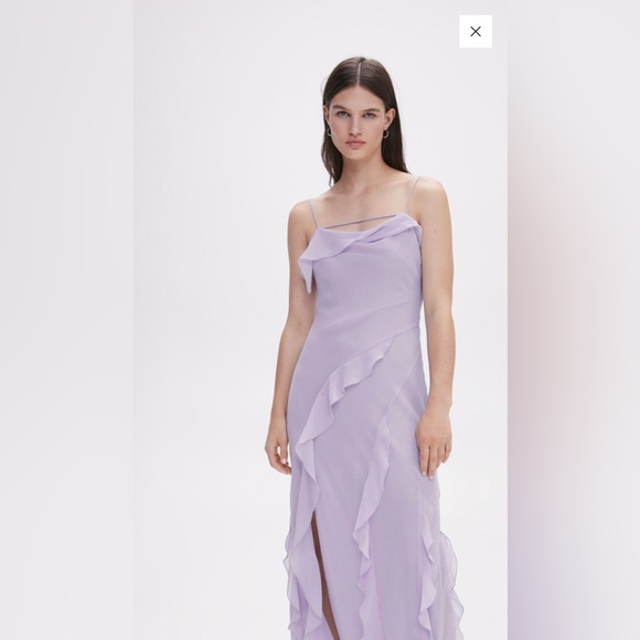 Mango | Dresses | Mango Ruffled Detail Dress | Poshmark
